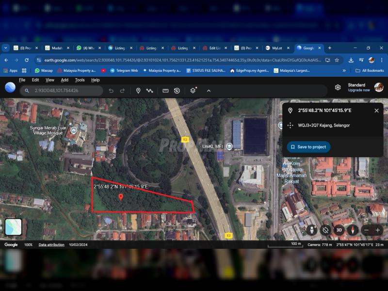 Sungai Merab 3.3 Acre Residential Land Freehold Malay Reserved on ...